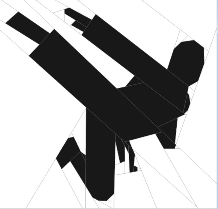 Ninja Foundation Paper Piecing Pattern - Etsy