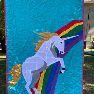 Unicorn Quilt Pattern - Etsy