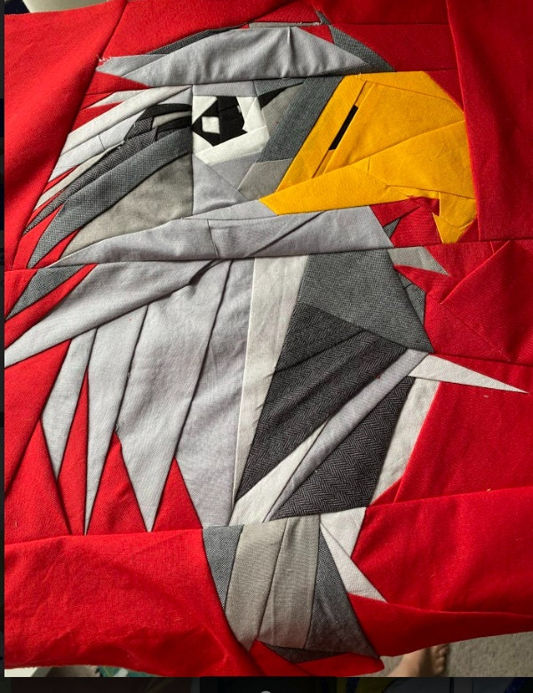 Eagle Paper Piecing Pattern - Etsy