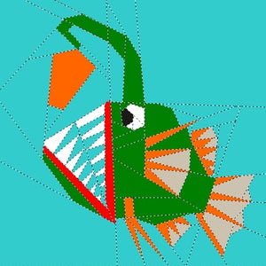 Angler Fish Pattern | Etsy