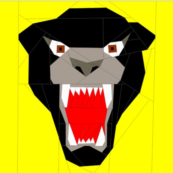 Panther Quilt Pattern - Etsy