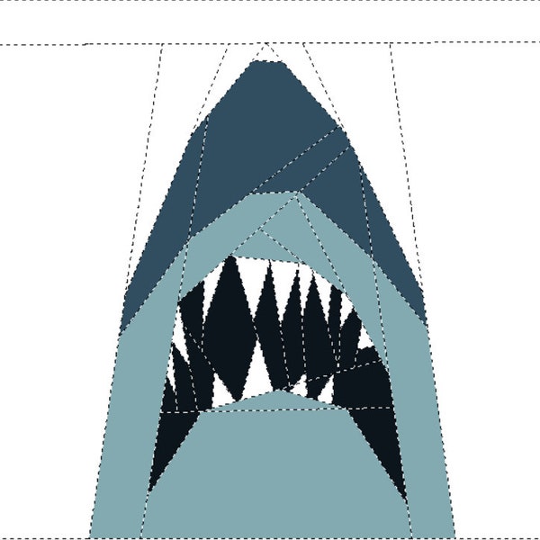 Quilts With Shark Pattern - Etsy