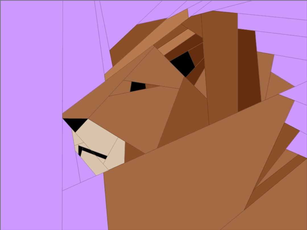 Lion Sewing Pattern - Etsy