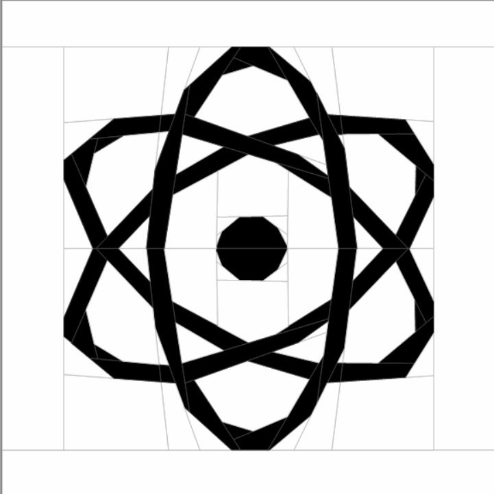 Atom Paper Piecing Pattern - Etsy