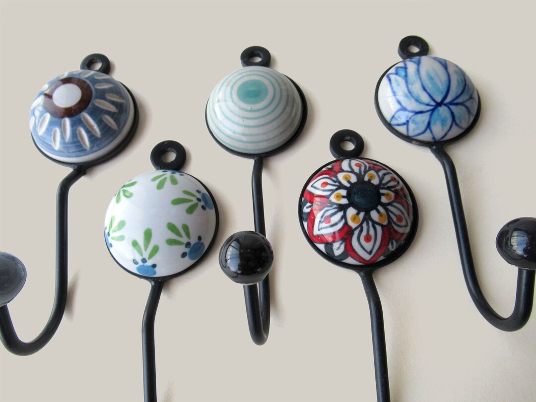 Handmade Ceramic Wall Hangers Decorative Hoo67 - Etsy