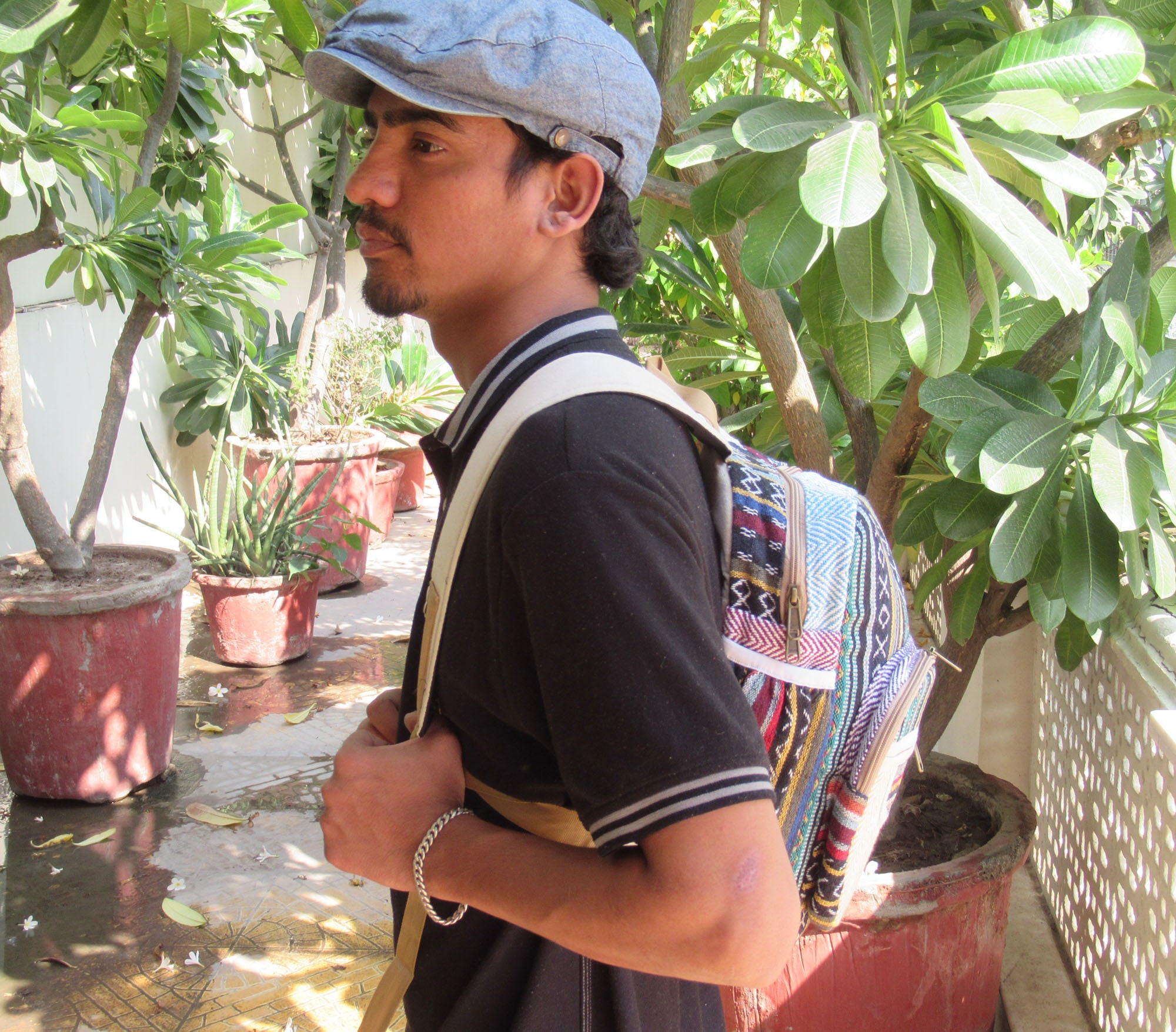 Himalayan Hemp Backpack, Eco Friendly Medium Size Backpack, Hippie ...