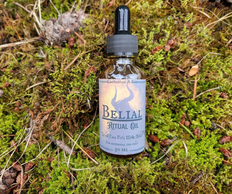 BELIAL Ritual Oil | Domination, Wealth, Spiritual Court Spell Oil ...