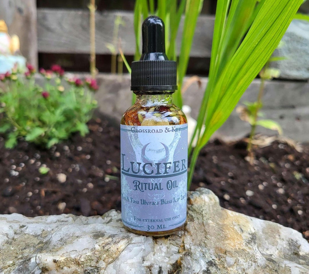 LUCIFER Ritual Oil | Truth and Illumination Spell Oil| Invocation ...