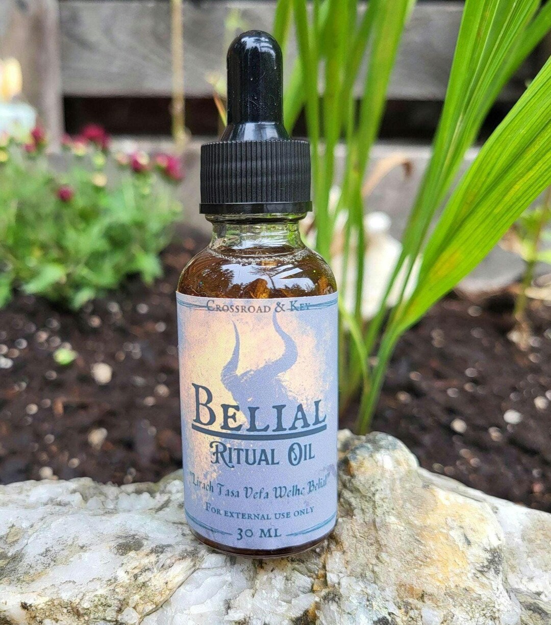 BELIAL Ritual Oil | Domination, Wealth, Spiritual Court Spell Oil ...