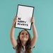 Be Happy Always Print, Stylish Nursery Wall Art, Ideal Playroom Print ...