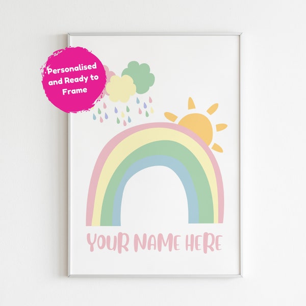 Rainbow Print - Etsy UK