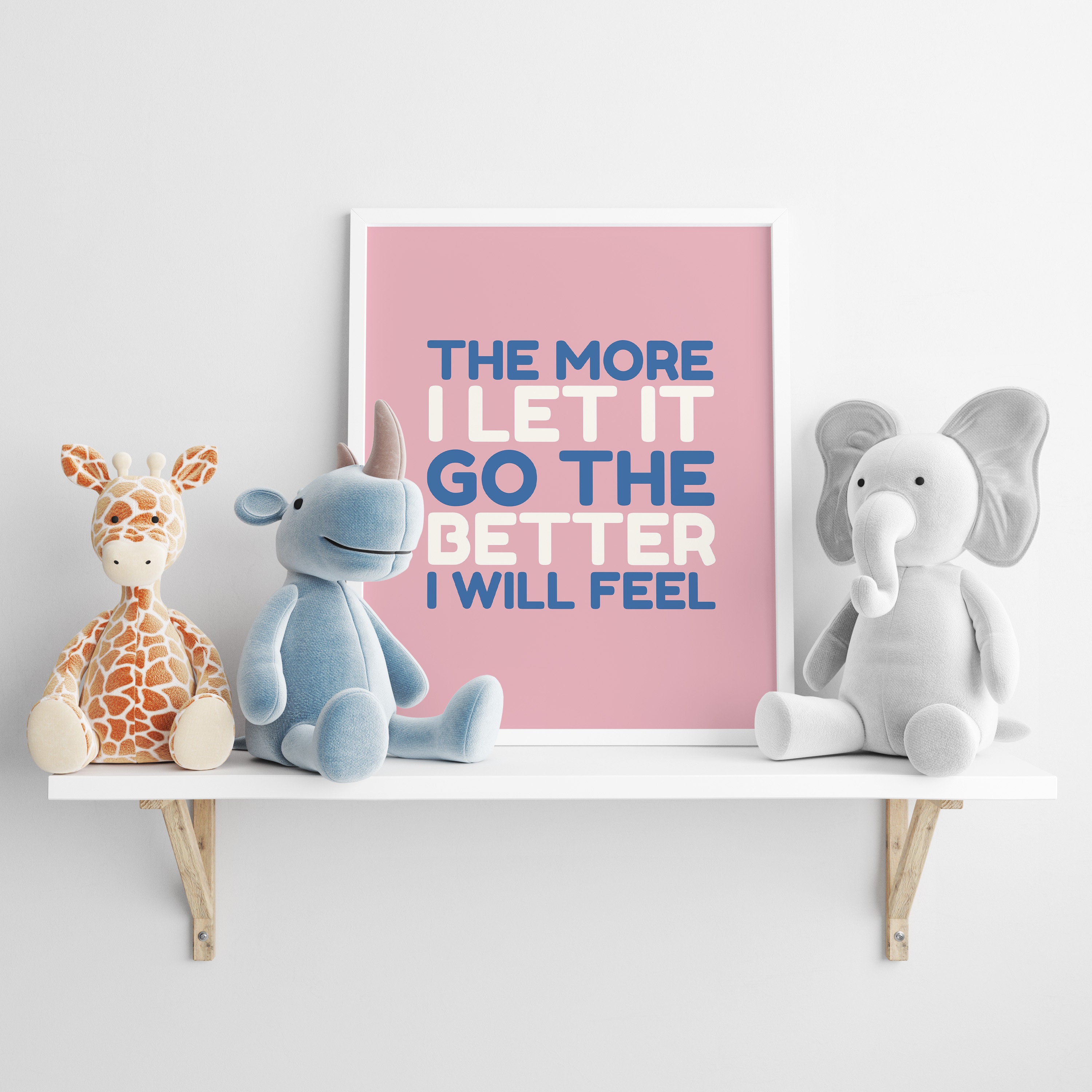 Let It Go Print | Wall Art, Gallery Wall, Motivational Quote, Kids ...
