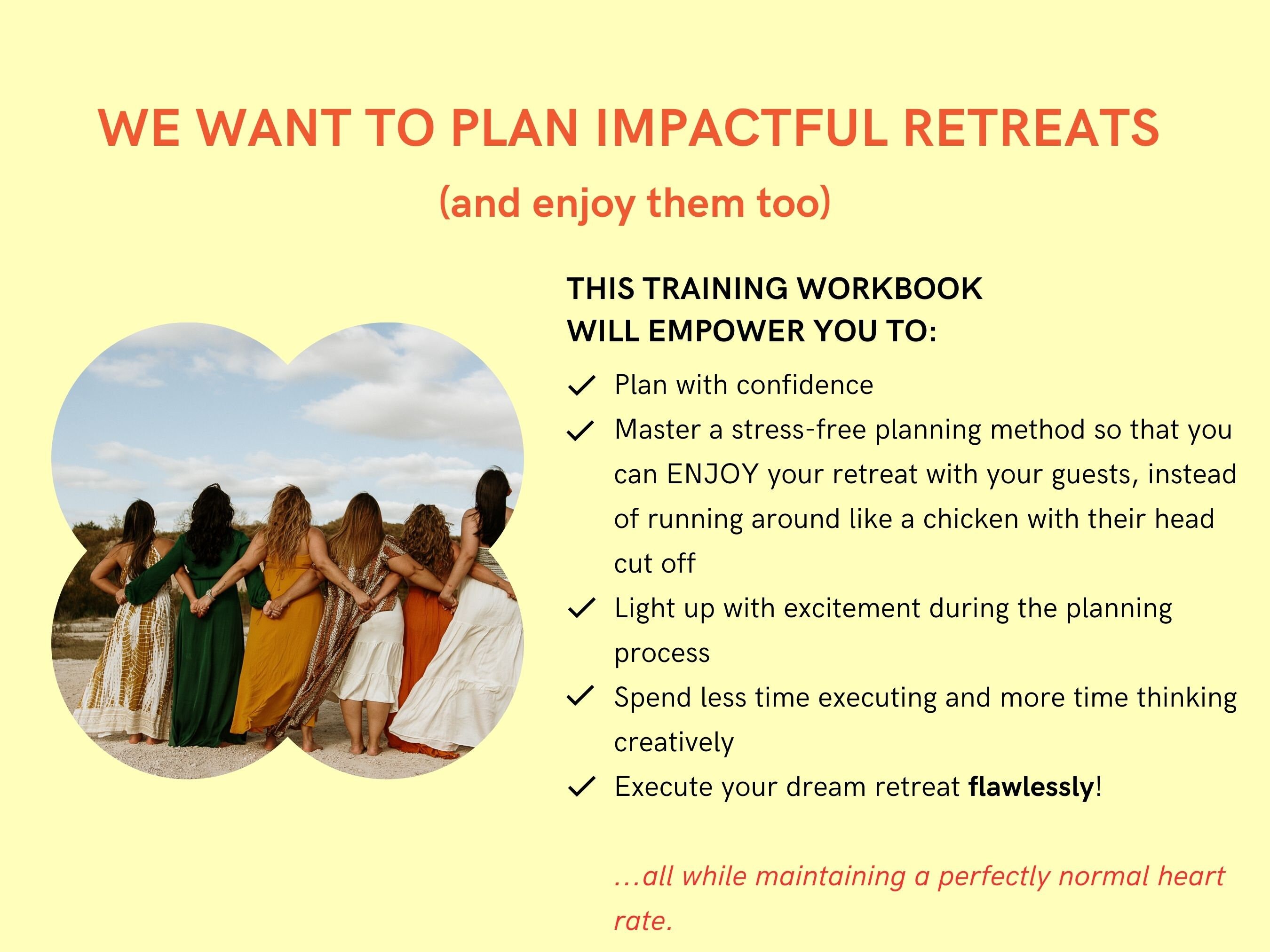 How to PLAN RETREATS Training Workbook | Retreat Planning Guide for ...