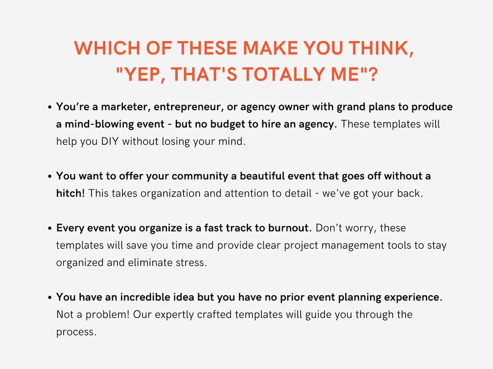 EVENT OVERVIEW Template, Know Before You Go | Event Summary for Event ...