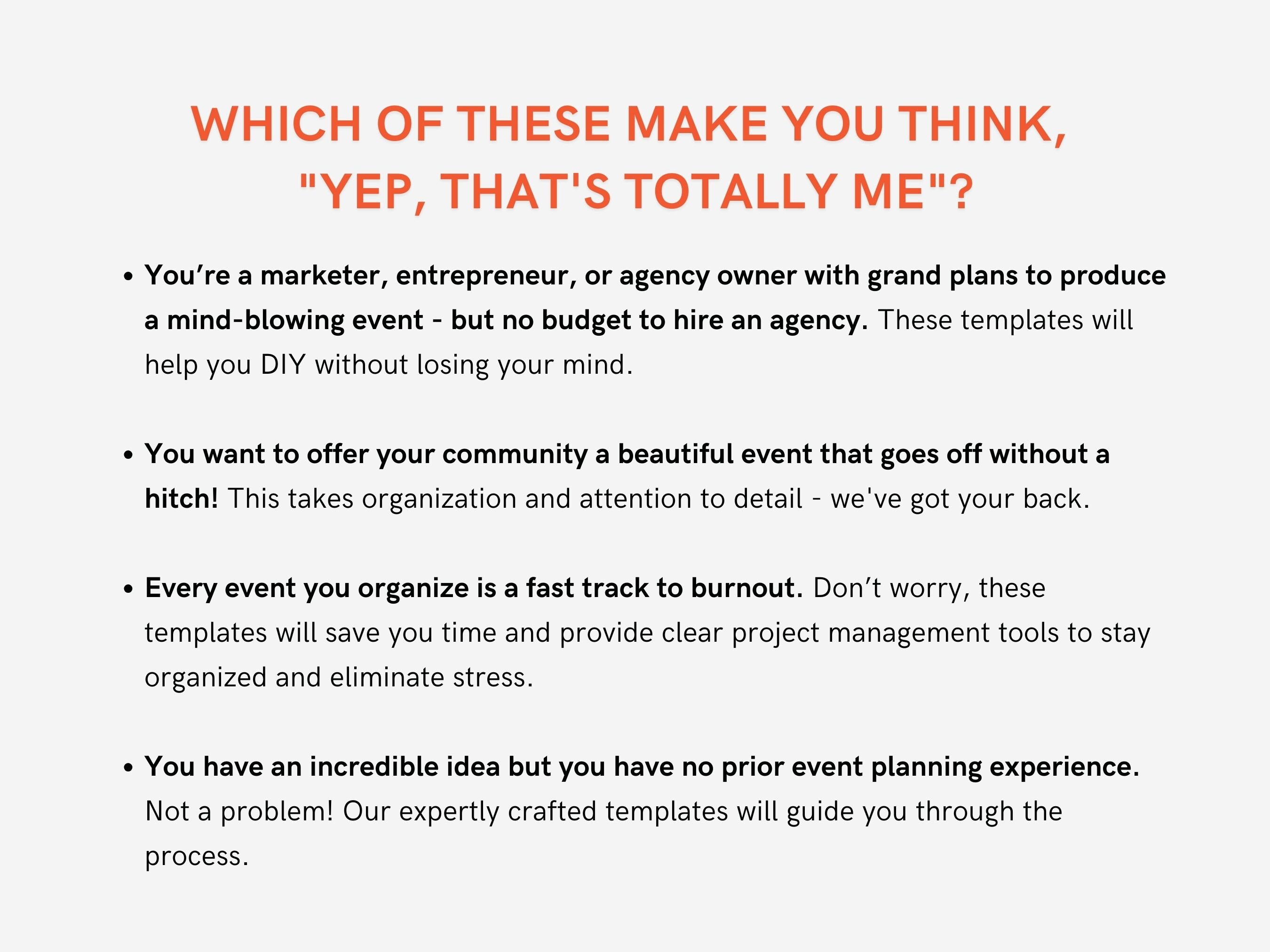 EVENT OVERVIEW Template, Know Before You Go | Event Summary for Event ...