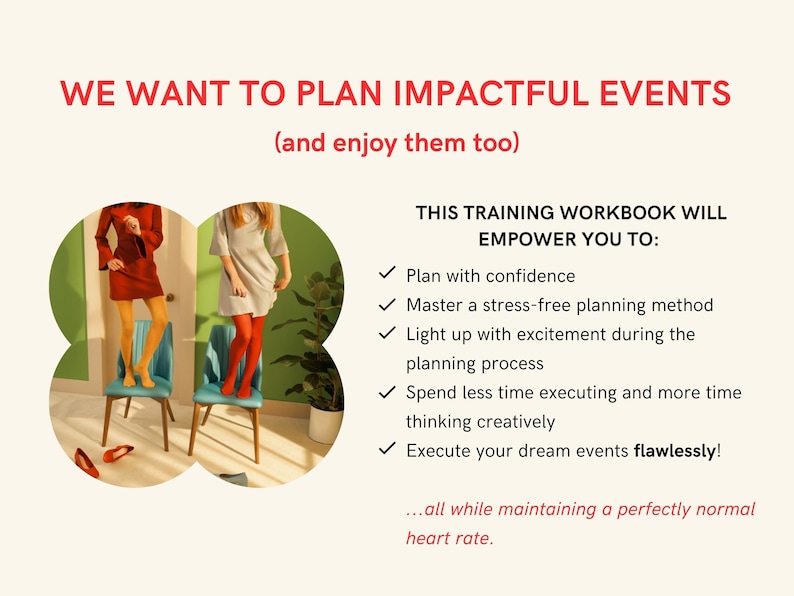 How to PLAN EVENTS Training Workbook | Event Planning Templates, Guide ...
