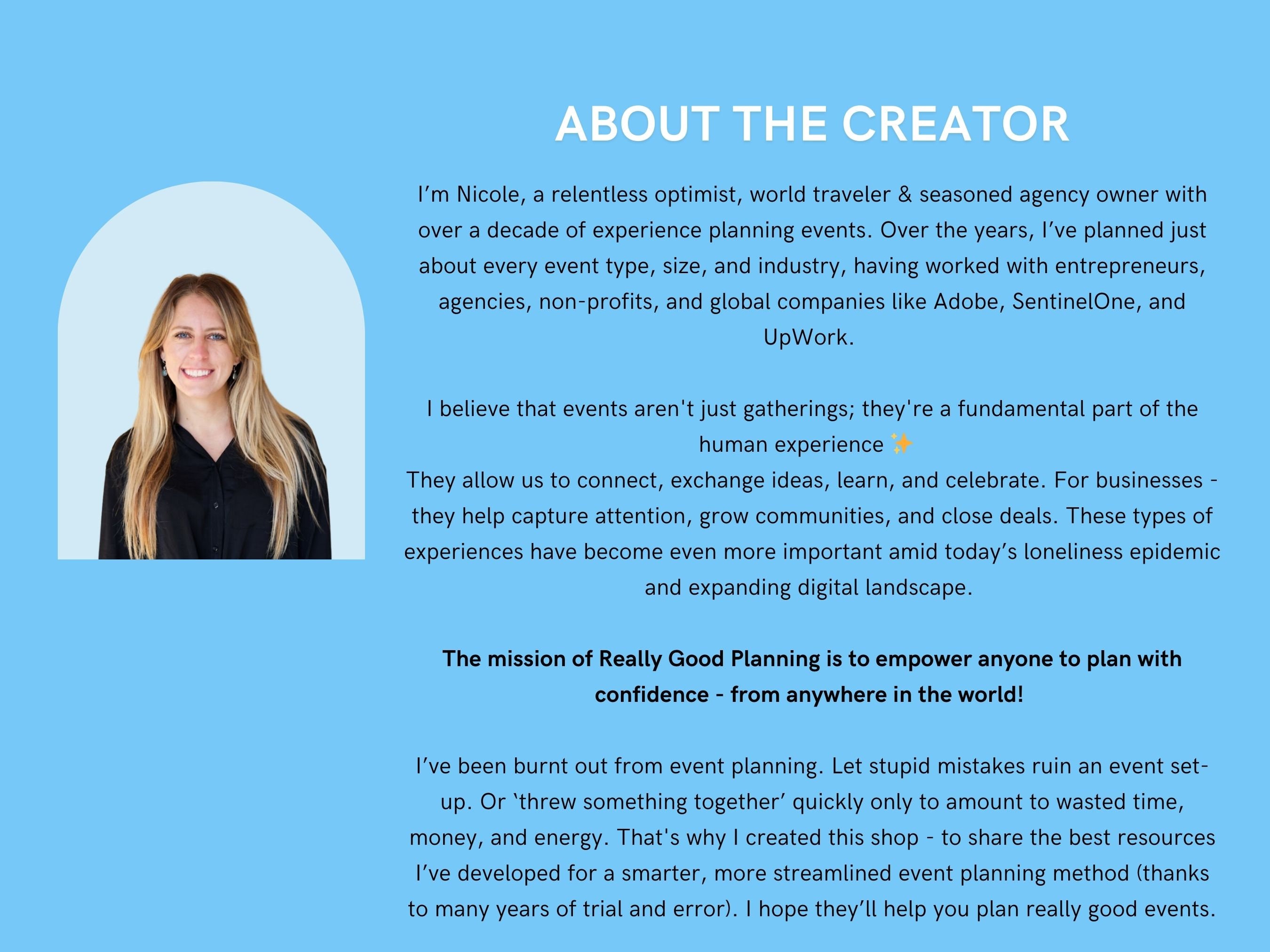 EVENT AGENDA PLANNER Template for Event Planner, Schedule, Speaker ...