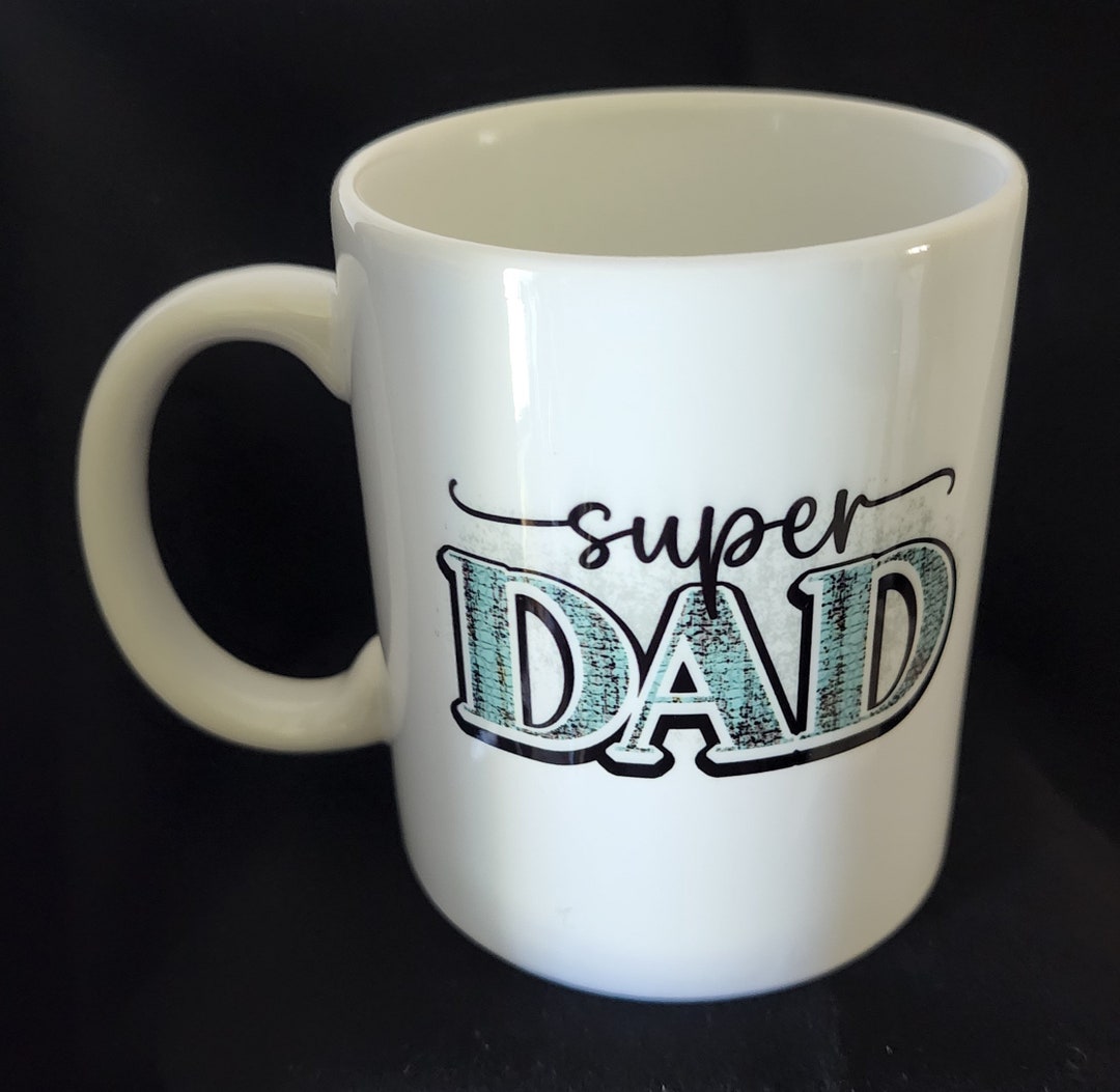 Super Dad Mug Father's Day - Etsy