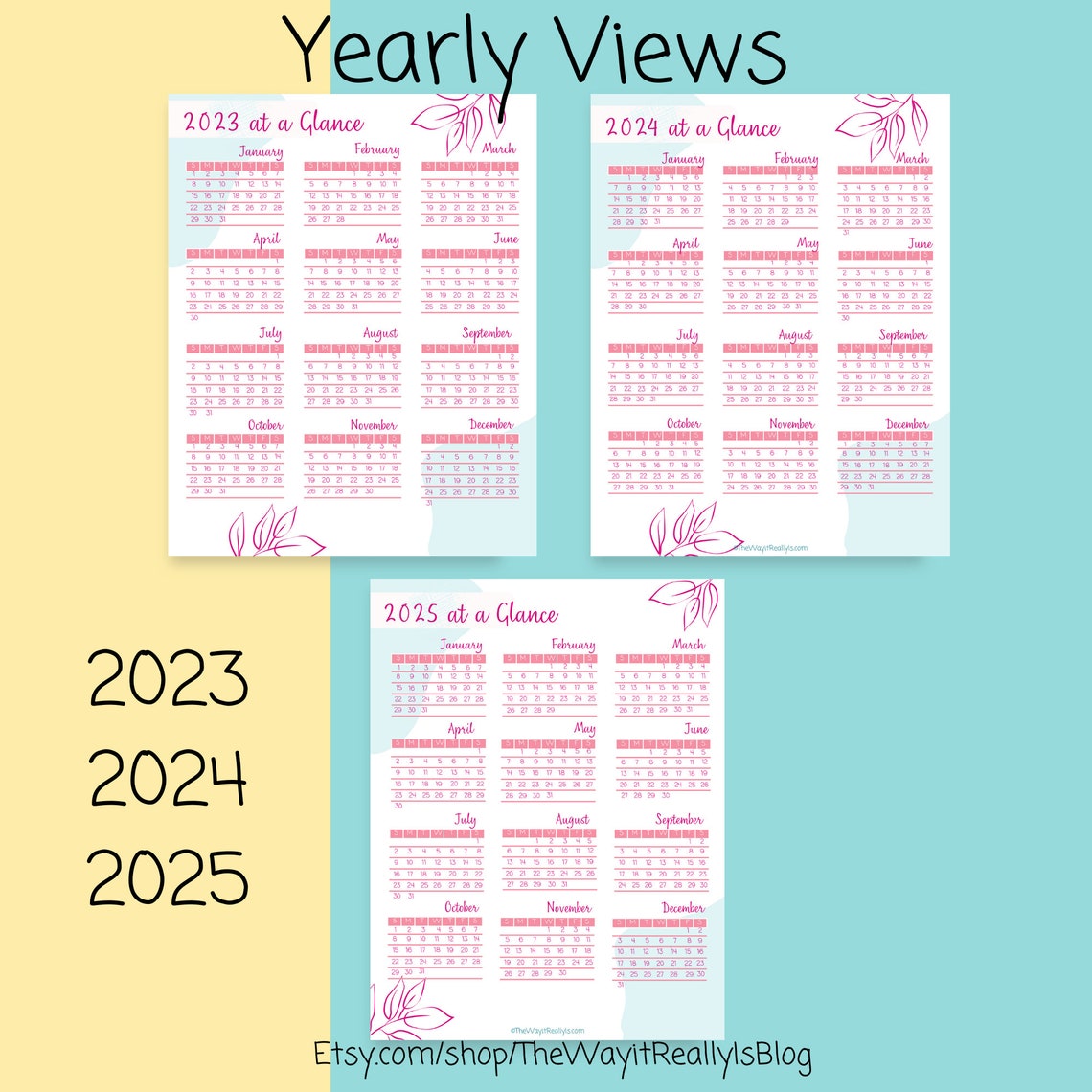 2024 Planner and Organizer, 2024 Calendar, 2024 Digital Planner ...