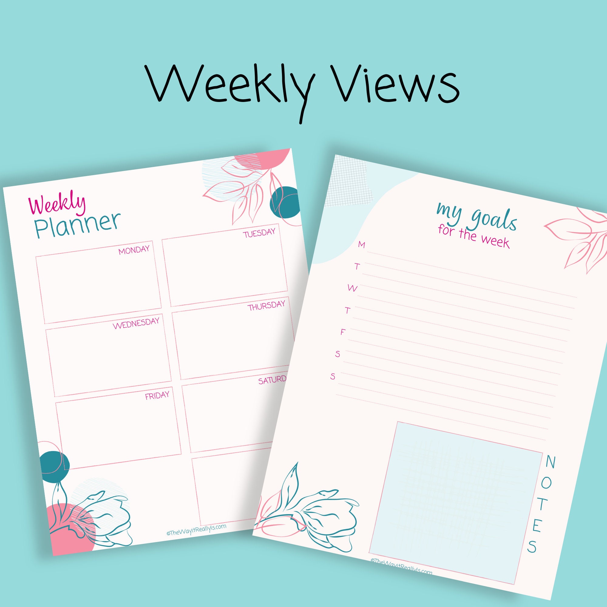 2024 Planner and Organizer, 2024 Calendar, 2024 Digital Planner ...