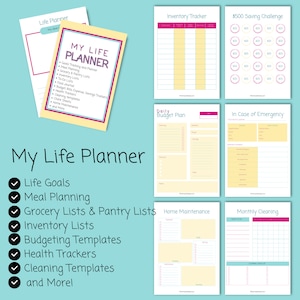 Ultimate Life Planner, Printable Life Planner, Digital Life Planner ...