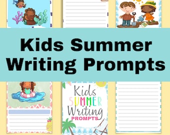 Summer Writing Prompts for Kids - Etsy