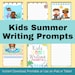 Kids Summer Guided Journal, Photo Journal Prompts, Kids Summer Journal ...