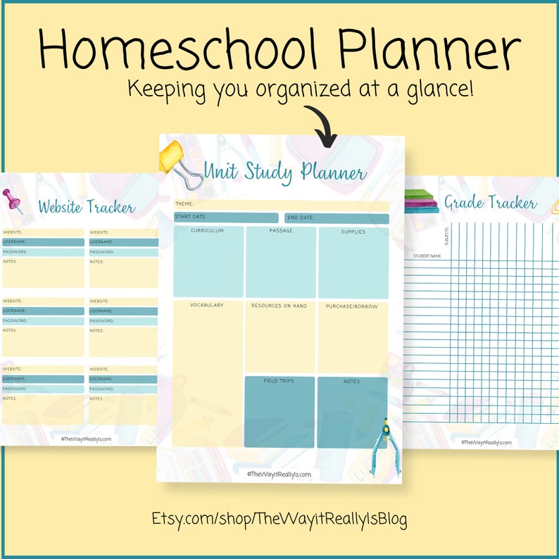 Ultimate Homeschool Planner, Homeschool Digital Planner, Homeschool ...