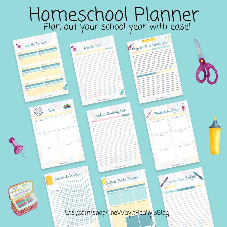 Ultimate Homeschool Planner, Homeschool Digital Planner, Homeschool ...