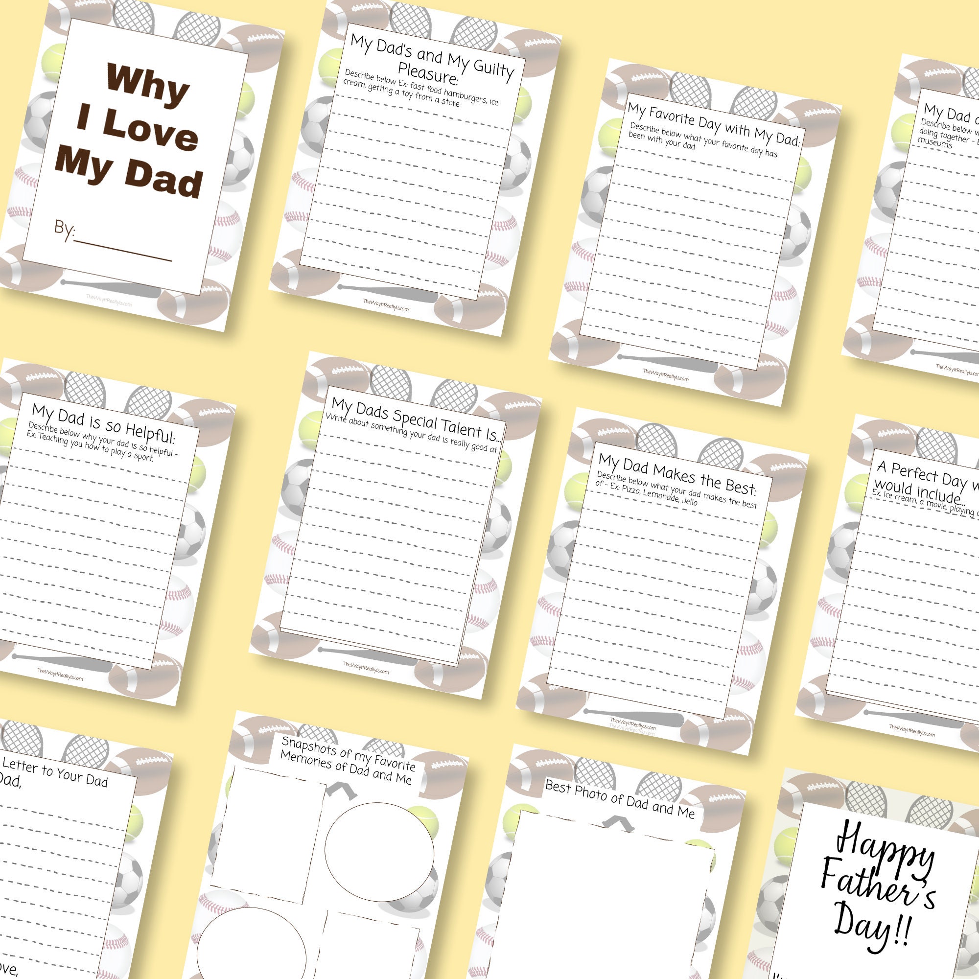 Father's Day Gift, Father's Day Gift From Kids, Father's Day Gift Why I ...