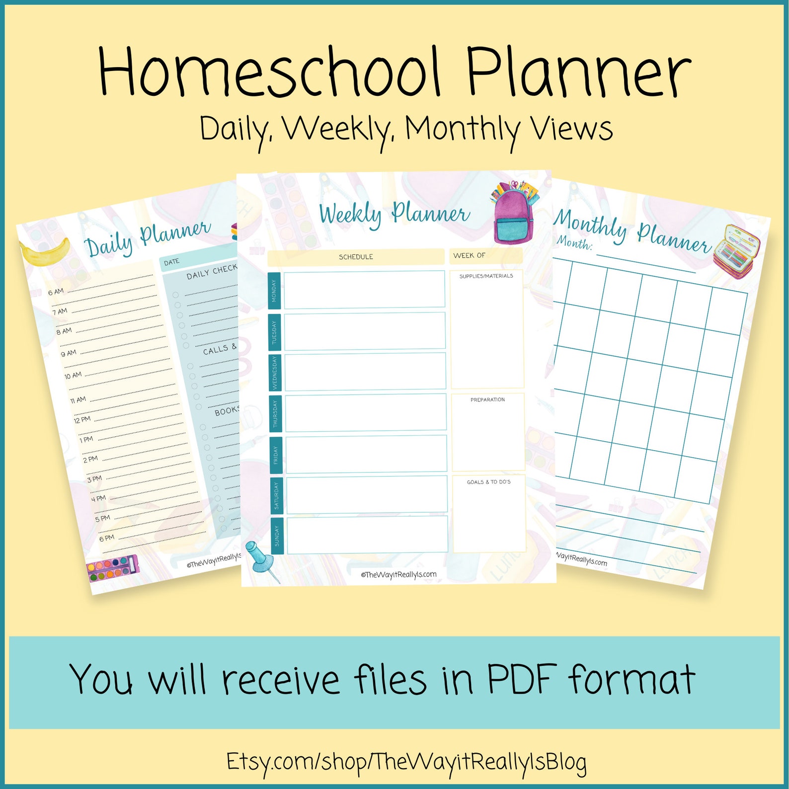 Ultimate Homeschool Planner, Homeschool Digital Planner, Homeschool ...