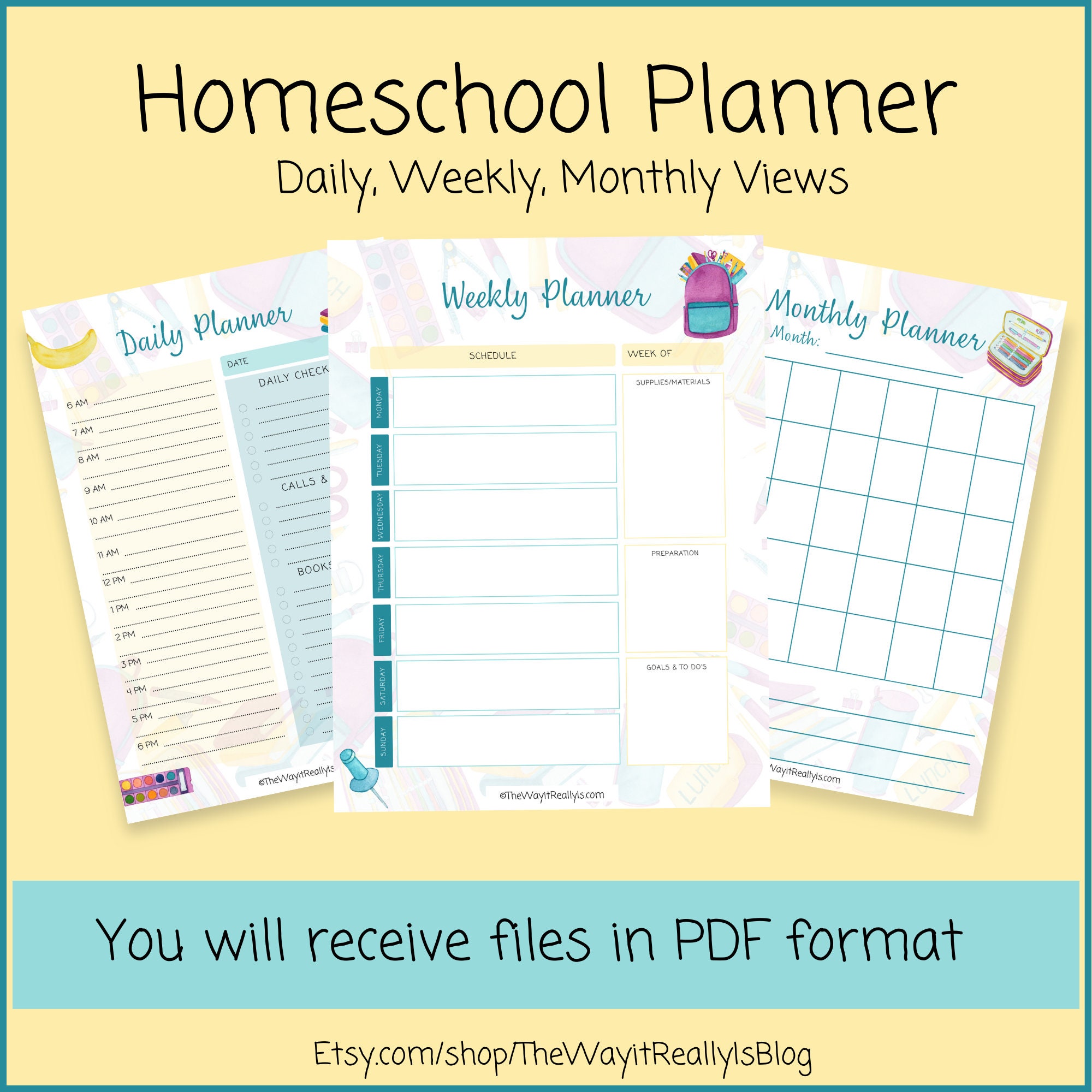 Ultimate Homeschool Planner, Homeschool Digital Planner, Homeschool ...