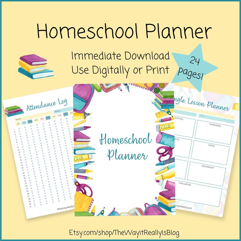 Ultimate Homeschool Planner, Homeschool Digital Planner, Homeschool ...