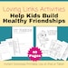 Social Skills: Building Healthy Relationships for Kids Coloring and ...