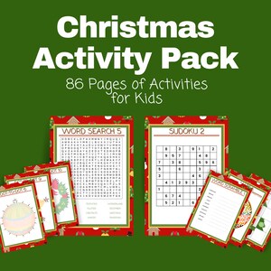 Christmas Activities for Kids Printable, Christmas Printable, Christmas ...