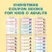 Christmas Coupon Books for Kids and Adults, Christmas Coupons Kids to ...