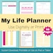 Ultimate Life Planner, Printable Life Planner, Digital Life Planner ...