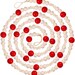 9 Foot Red & Natural Wood Bead Ball Christmas Tree Garland | Assorted ...