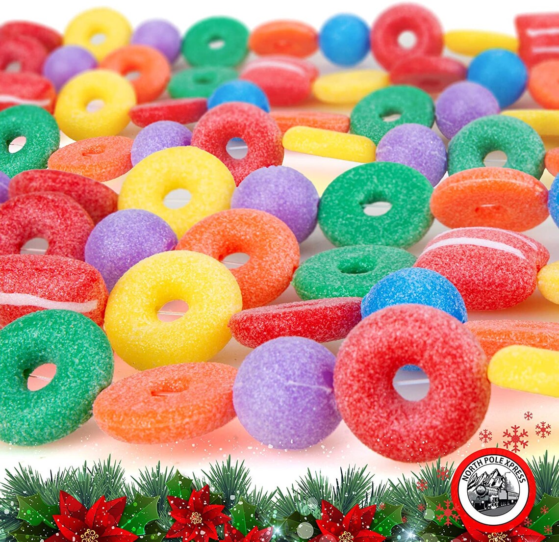 9 Foot Plastic Candy Life Saver Gumdrop Ball Christmas Garland - Etsy