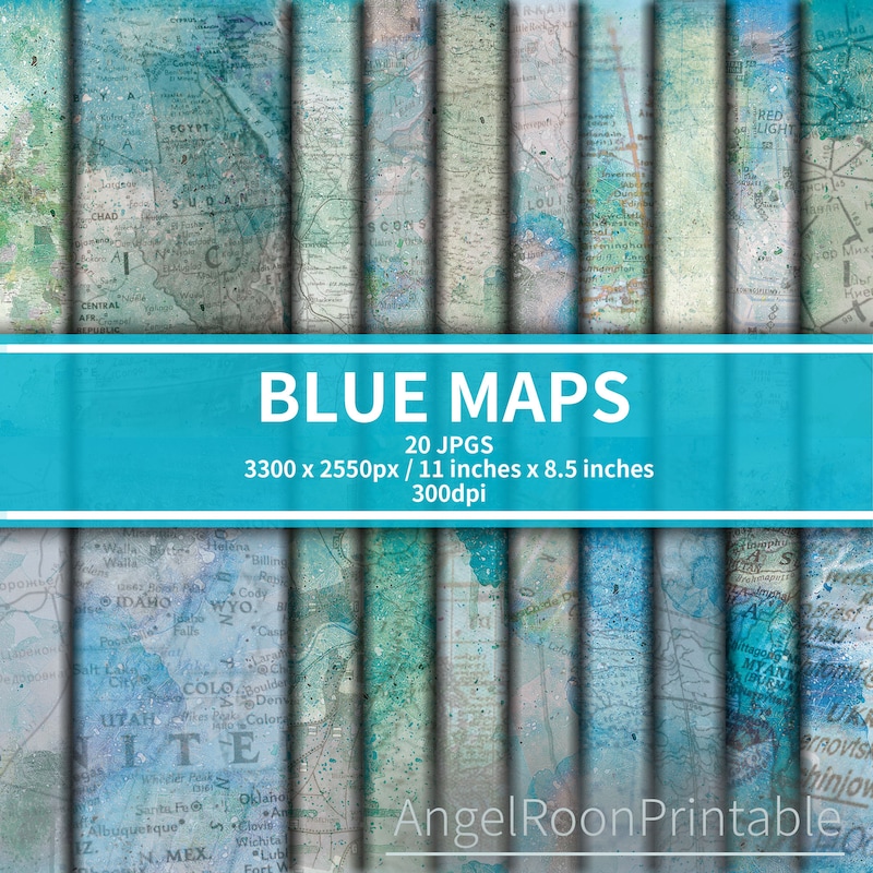 Scrapbook Paper Old World Map - Etsy