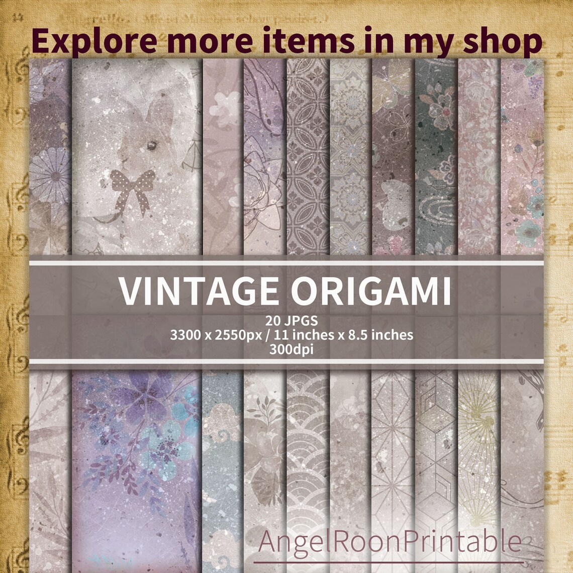 Old World Map Junk Journal Paper Set Vintage Map Digital - Etsy