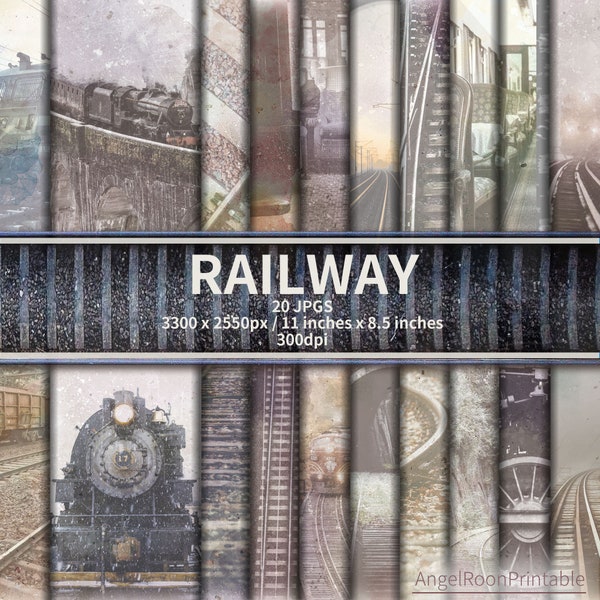 Train Scrapbook - Etsy