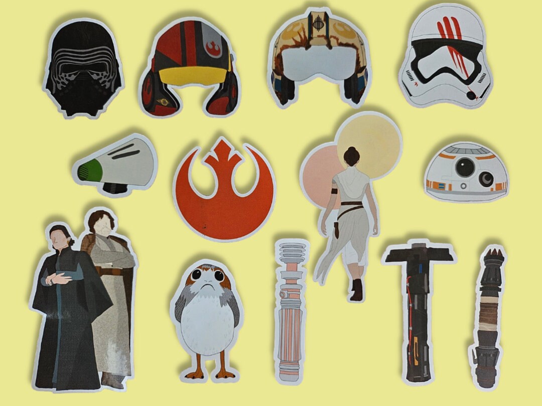 Galaxy Far Far Away Stickers / Die-cut / Journal Scrapbook Decor/ Nerdy ...