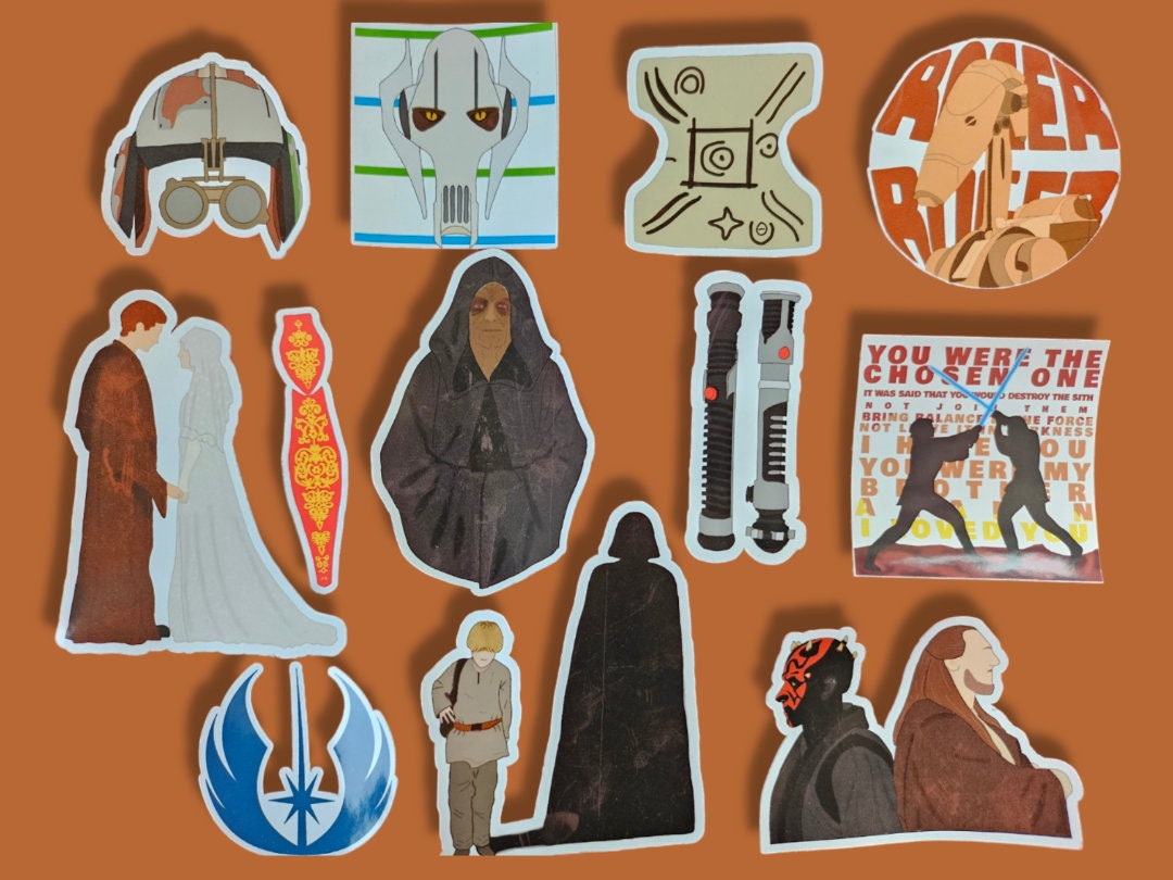 Galaxy Far Far Away Stickers / Die-cut / Journal Scrapbook Decor/ Nerdy ...