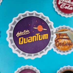 Fallout Nuka Bottle Cap Stickers | Video Game Decorations | Gaming ...