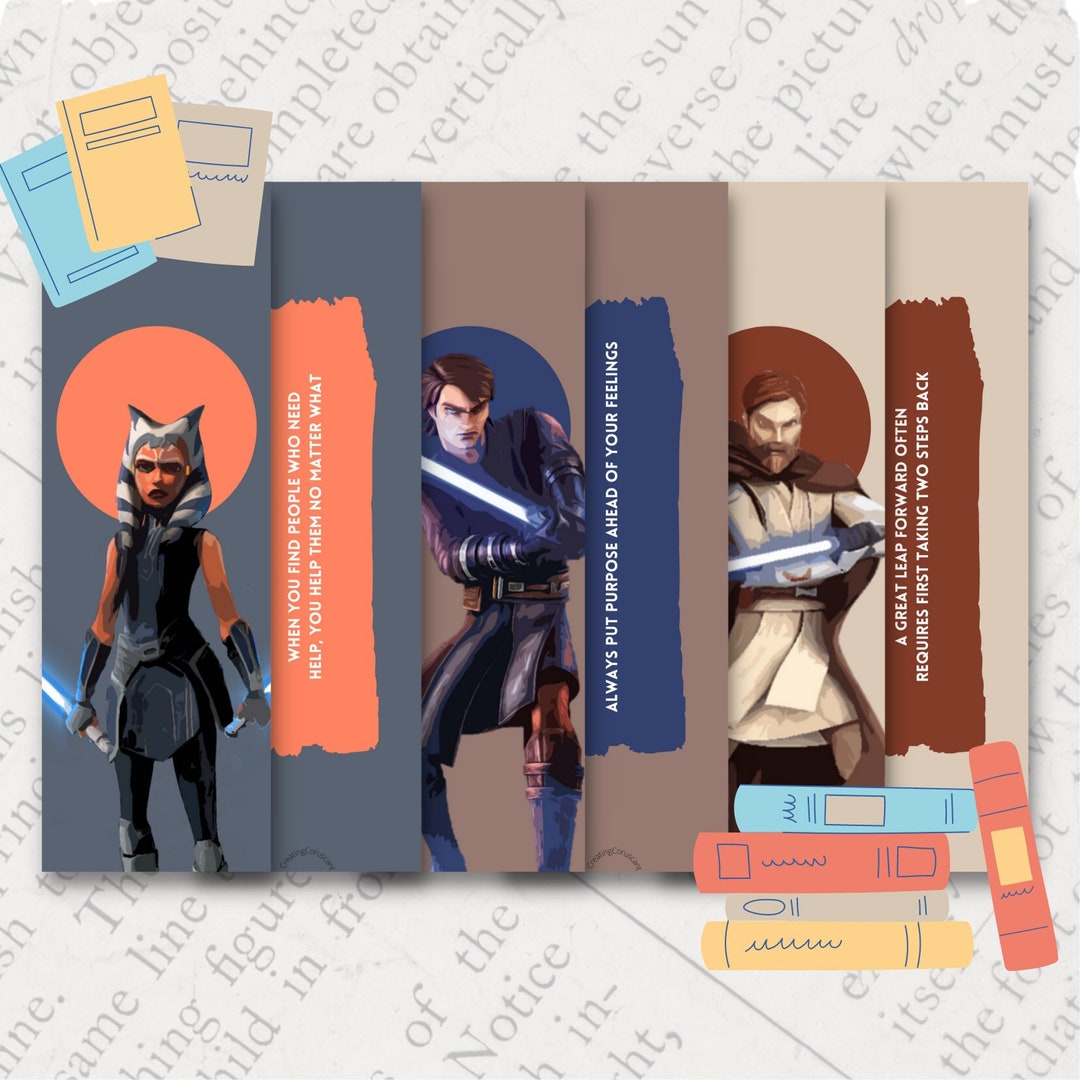 Space Inspired Bookmarks / the Clone Wars / Clones / Nerdy Gifts ...
