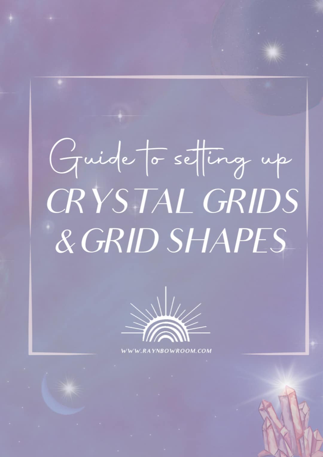 35 Printable Templates Crystal Grid Ebook - PDF File - Print at Home ...