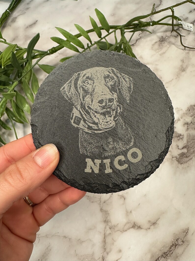 Custom Photo Coasters, Custom Pet Coasters, Slate Coasters, Pet ...