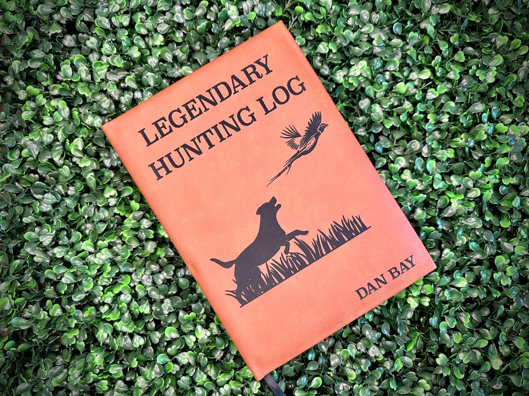 Fishing / Field Journal Notebook, Hunting Personalized Notebook, Field ...