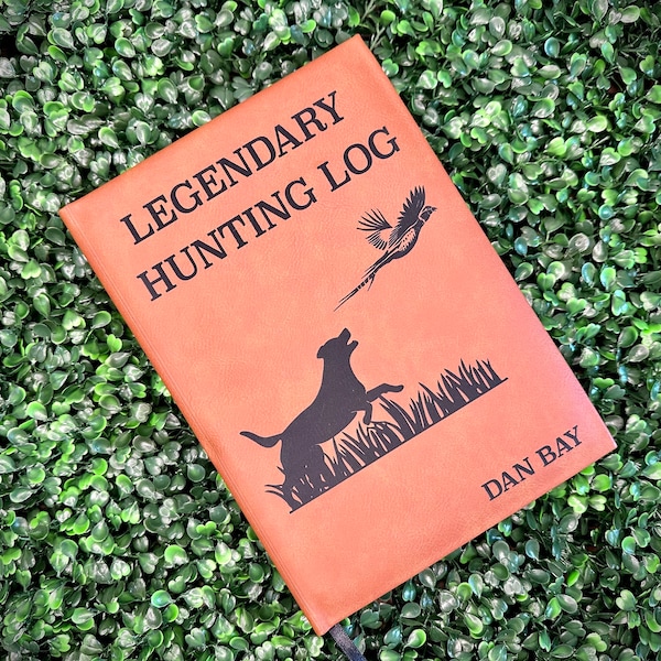 Leather Hunting Log - Etsy